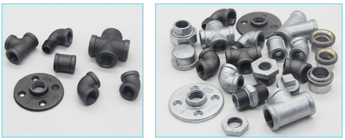 British Standard Female Malleable Cast Iron Pipe Fittings For Water Supply